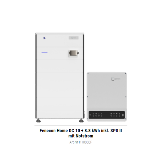 Fenecon Home DC 10 + 8.8 kWh inkl. SPD mit Notstrom ☀️ AceFlex ️
