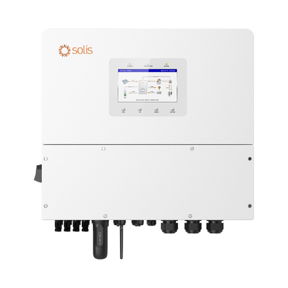 Solis S6 30kW 3Ph Hybrid Inverter, 3 MPPT, DC, for HV Batteries online ...